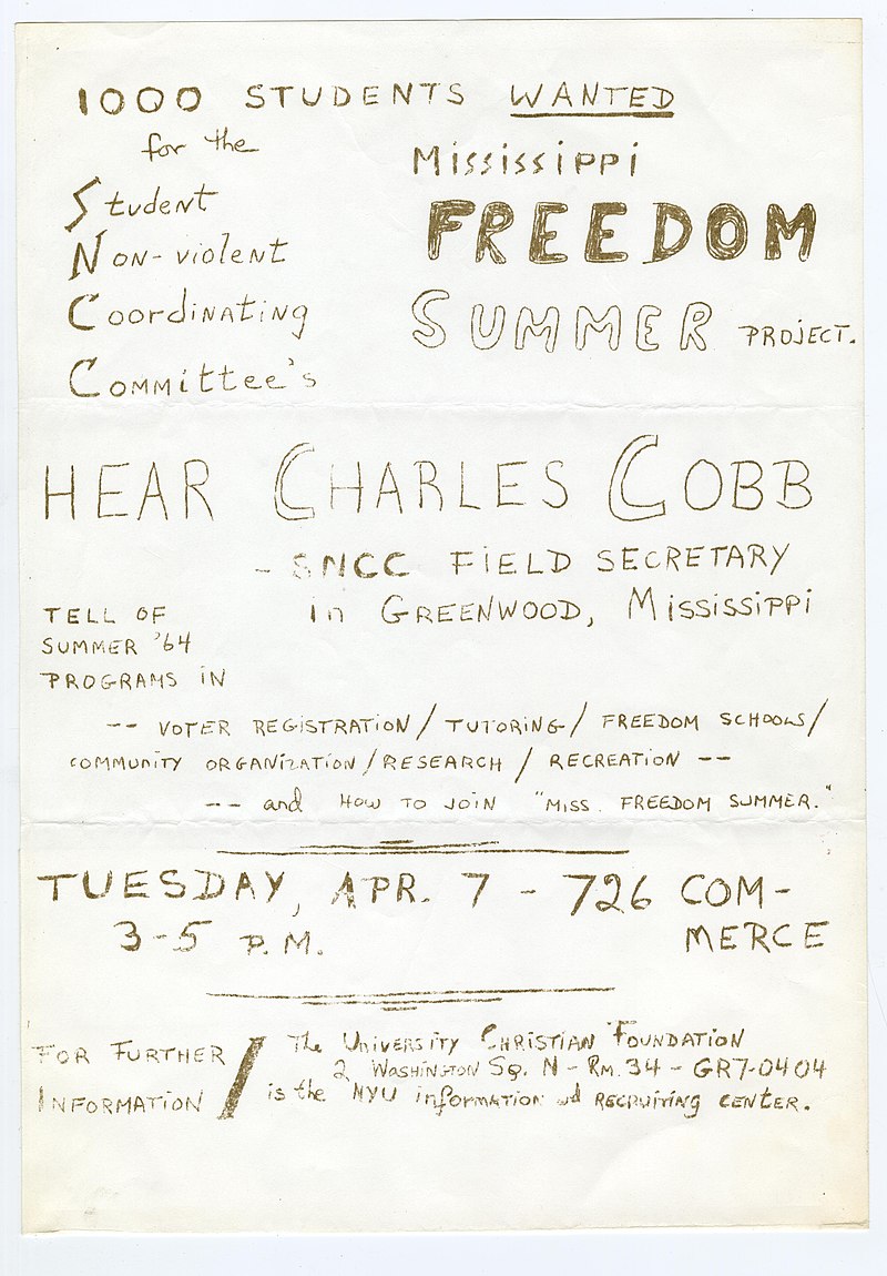 Mississippi Freedom Summer, 1964 | COVE