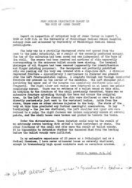 Post Mortem Examination Report of the Body of James Chaney, 7 August ...