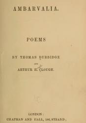 Clough, Ambarvalia | COVE